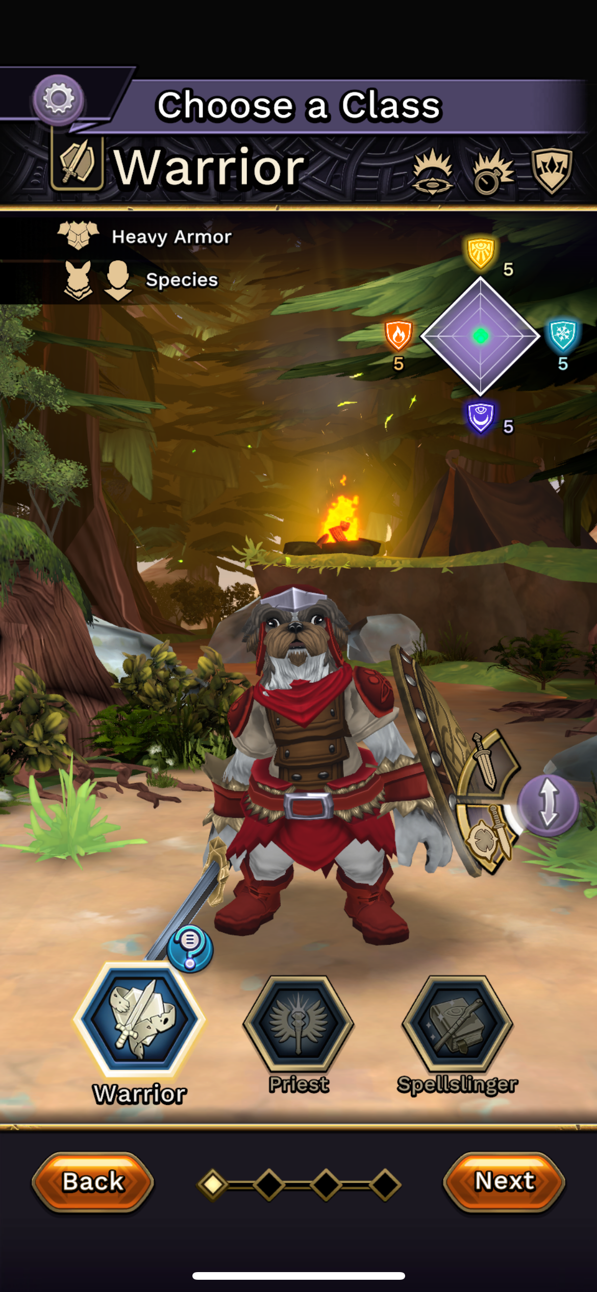 Hero Creation – MythWalker Support